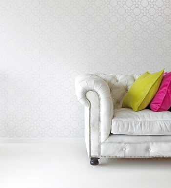 Wit behang voor een pure, lichte muur - Behang: ideëen, tips en de ...