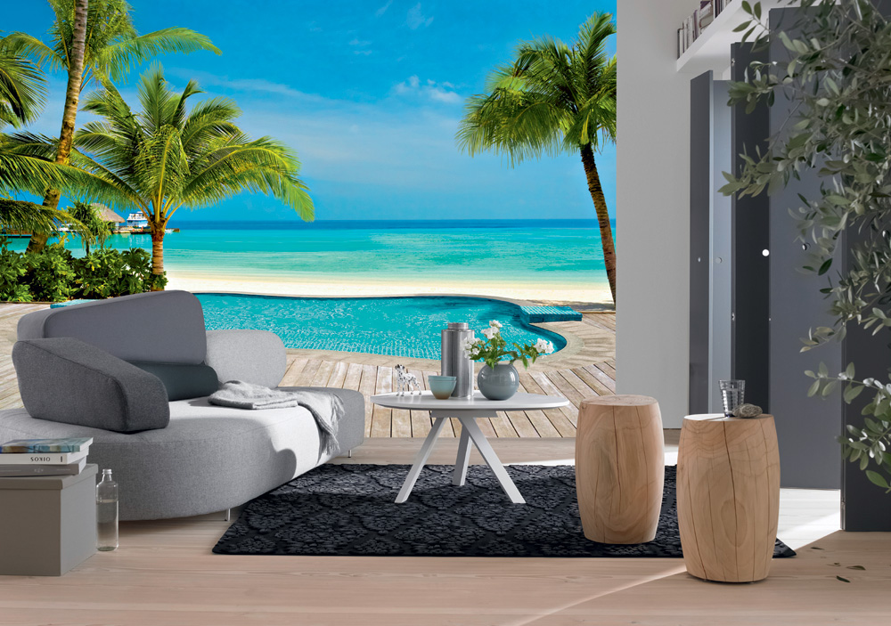 Tropical sfeer met (foto)behang - Behang: ideëen, tips en de nieuwste ...